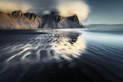 Обои на рабочий стол Природа на Vestrahorn, Iceland / Вестрахорн ...
