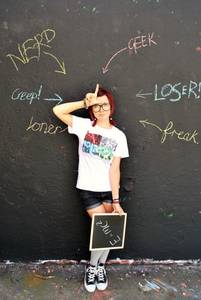 Фото Nerd, Creep!. Loner. Geek. Loser. greak