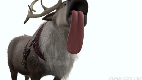 Фото Олень Sven / Свен из мультика Холодное сердце / Frozen, пытается ...
