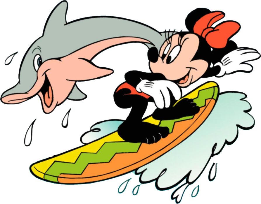 Minnie Mouse Beach Clipart