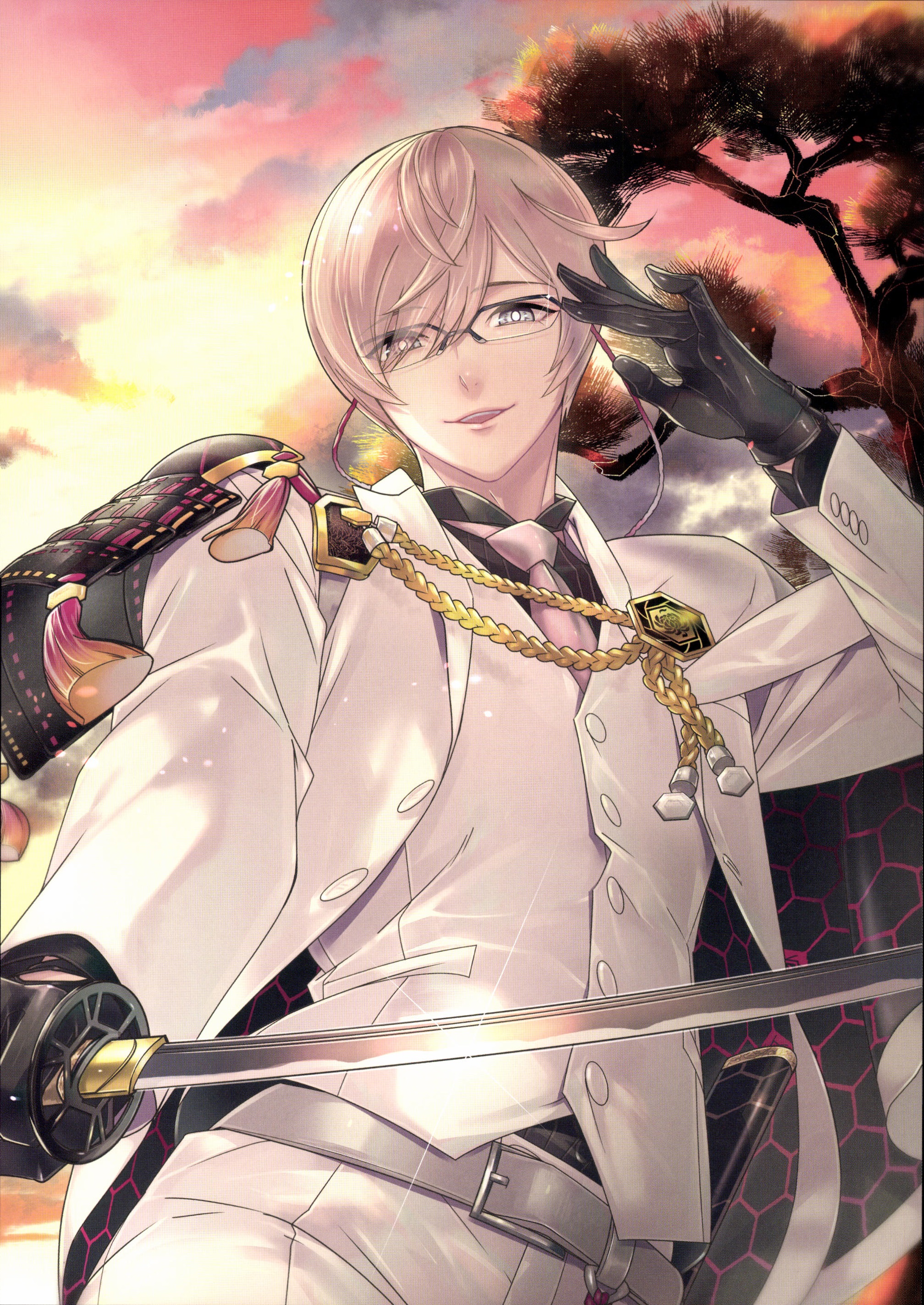 Фото Sadamine Kikou с катаной из игры Touken Ranbu / Танец Мечей, by ...